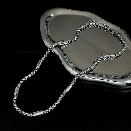 Powerful Minimal Chain with Details - Jewelry for Men – Dernholt Stockholm