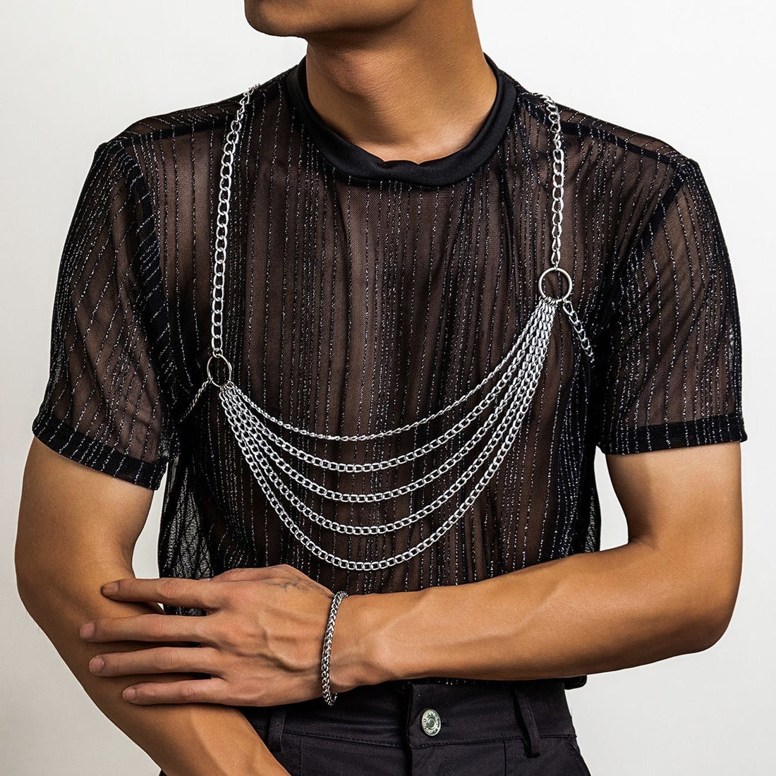 Powerful Adjustable Chest Chain - Dholt Design - Jewelry for Men ...